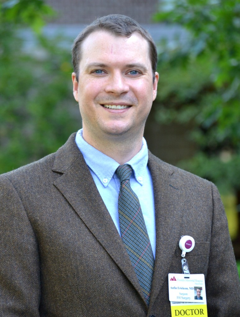 Farmington’s Franklin Memorial Hospital welcomes Dr. Anfin Erickson