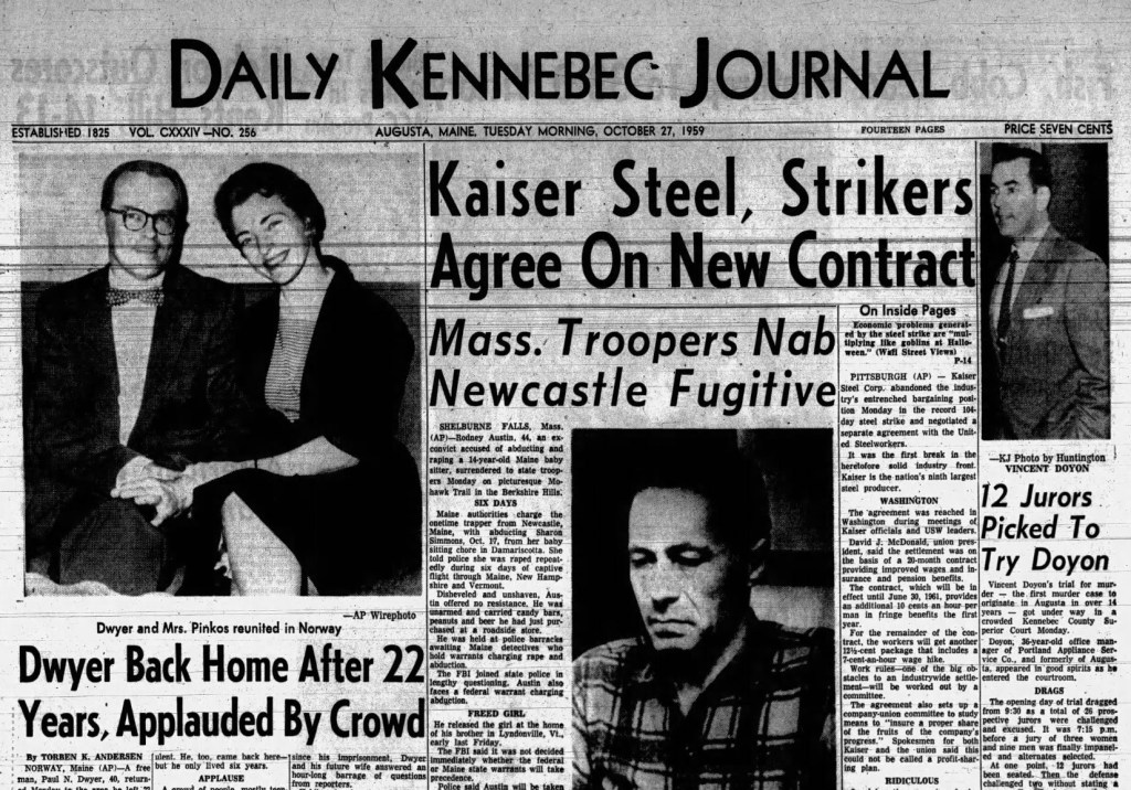 Oct. 27, 1959: ‘Still handsome’ murderer returns to area after 22 years ...