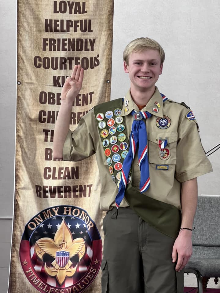 China teen earns Eagle Scout rank