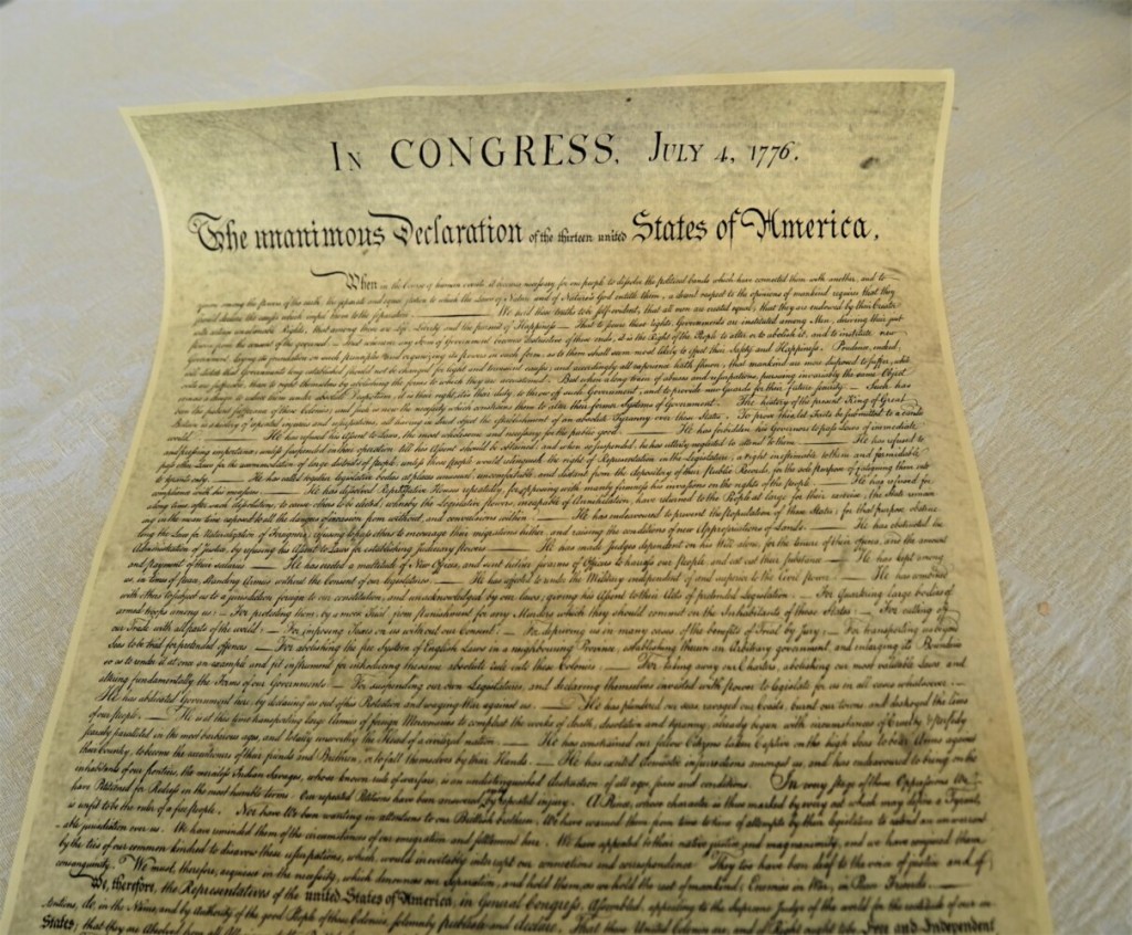 ‘We hold these truths to be self-evident’