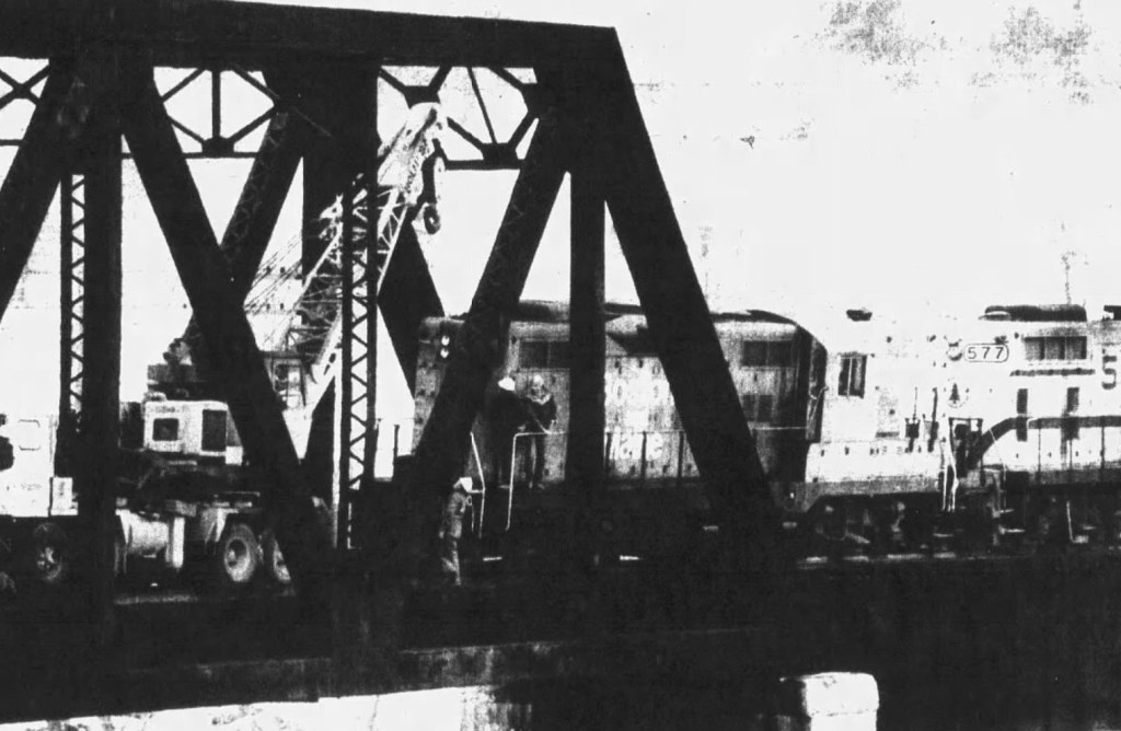 Jan. 15, 1985: Derailment of 80-car freight train on Waterville-Winslow ...