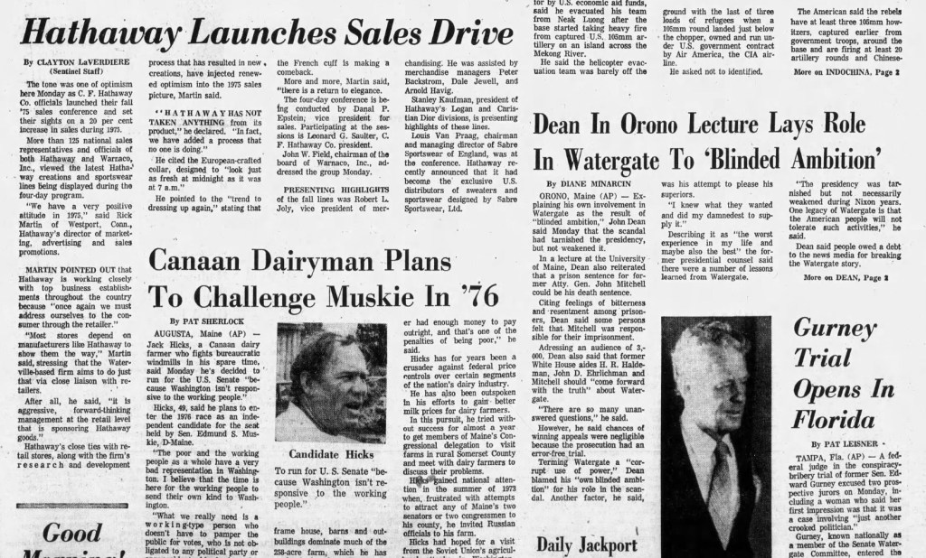 Feb. 25, 1975: Canaan dairyman plans to challenge Edmund Muskie for ...