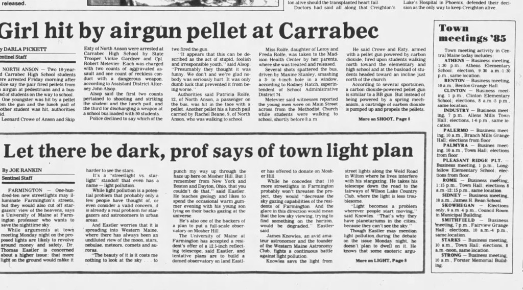 March 9, 1985: 110 new streetlights may be coming to Farmington’s ...