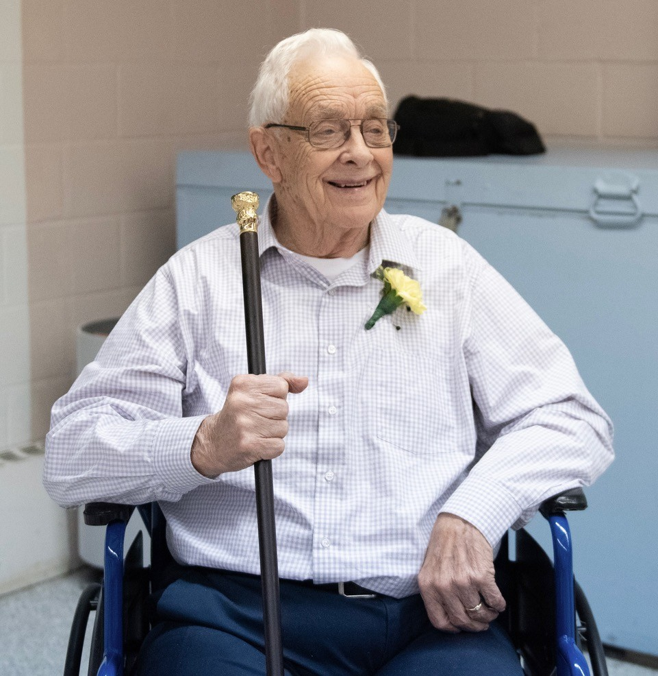 Rome Boston Post Cane presented to Richard LaBelle