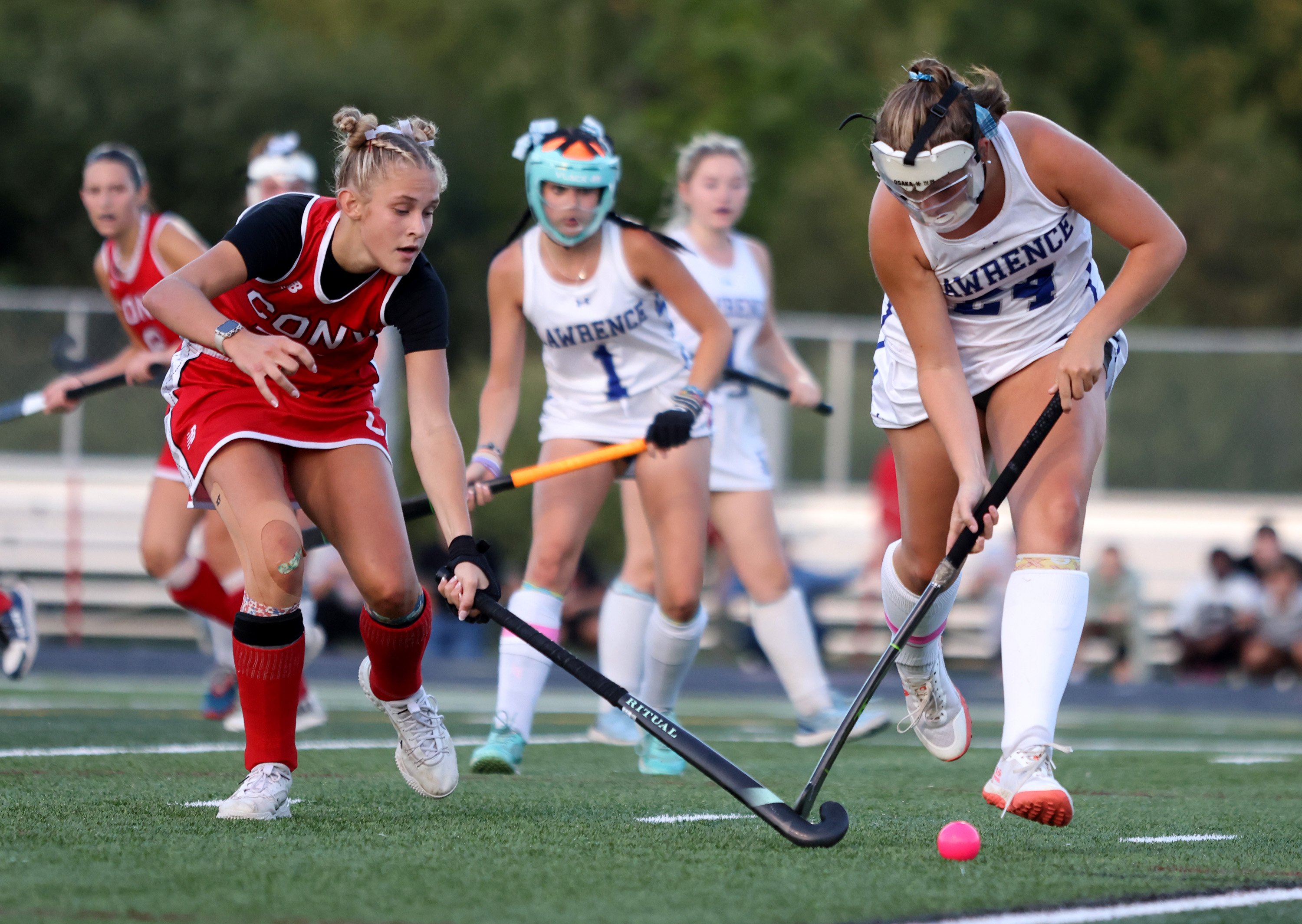 Lawrence field hockey edges Cony in season-opening battle