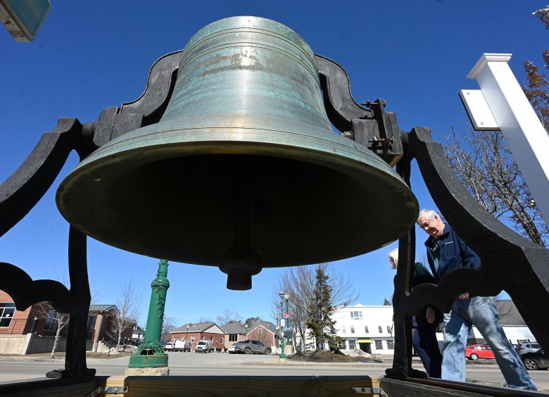 Historic Winthrop bell: 1883 Friends Church treasure anchors downtown ...