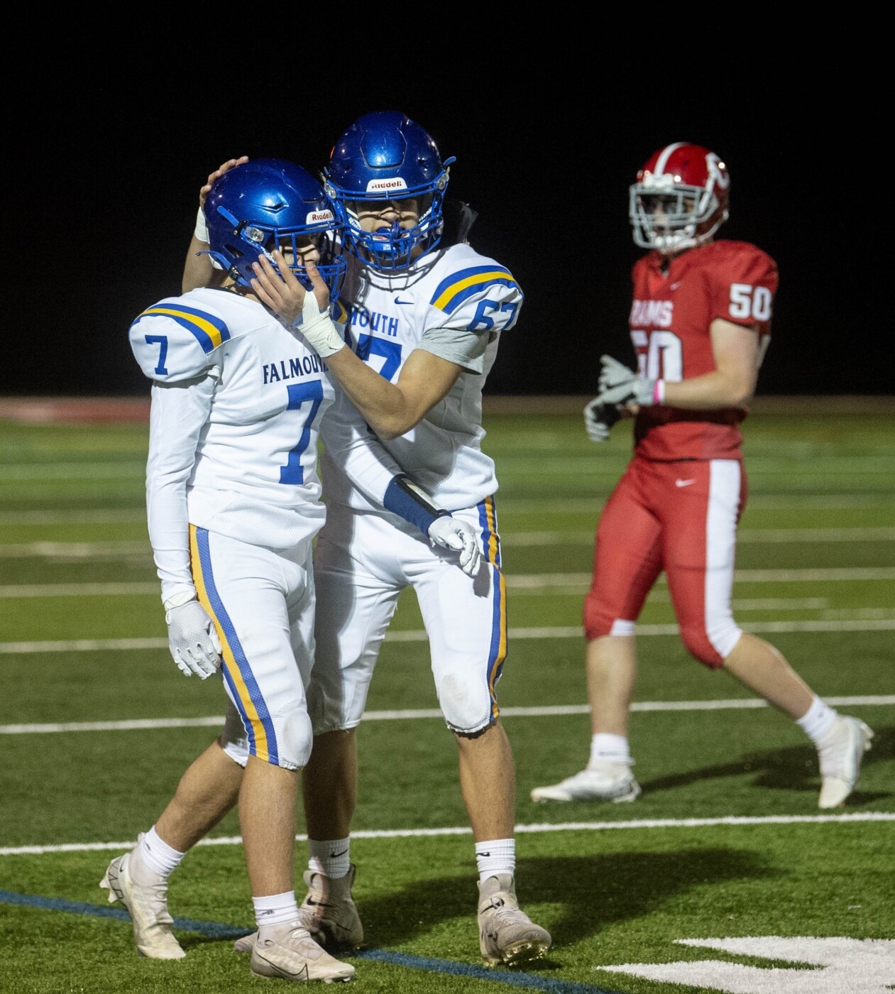 Football: Cony battles back to defeat Falmouth in overtime